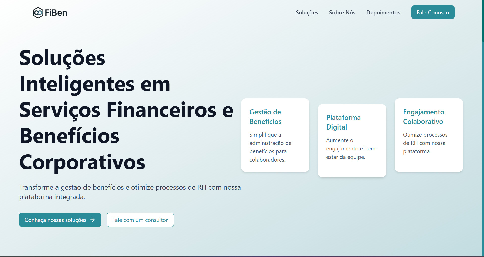 Soluções financeiras e benefícios corporativos | FiBen